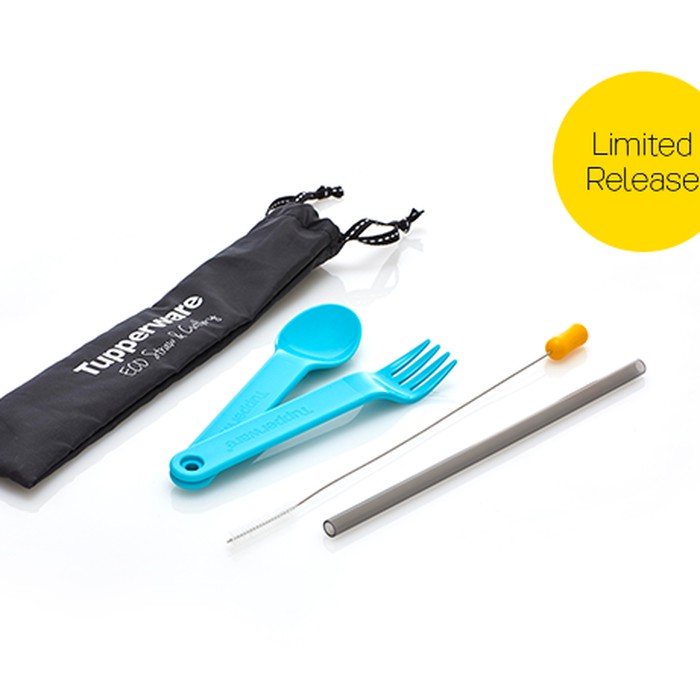 Tupperware Eco Straw and Cutlery (1set) | Shopee Malaysia