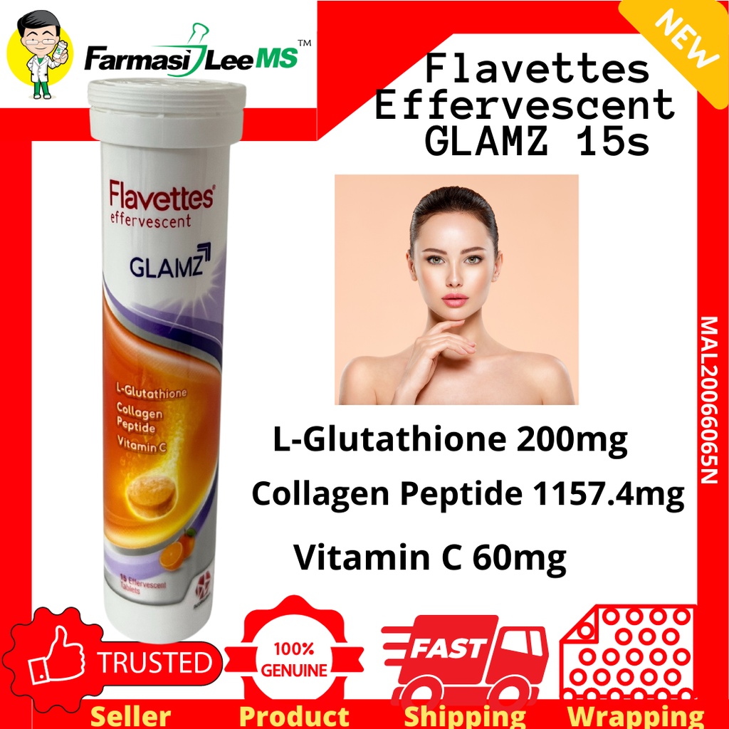 Flavettes Effervescent GLAMZ (Exp 02/2023) | Shopee Malaysia