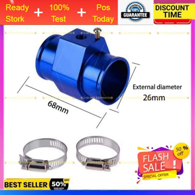 Water temperature Guage Adapter temp hose adaptor Defi Greddy Meter Kit ...