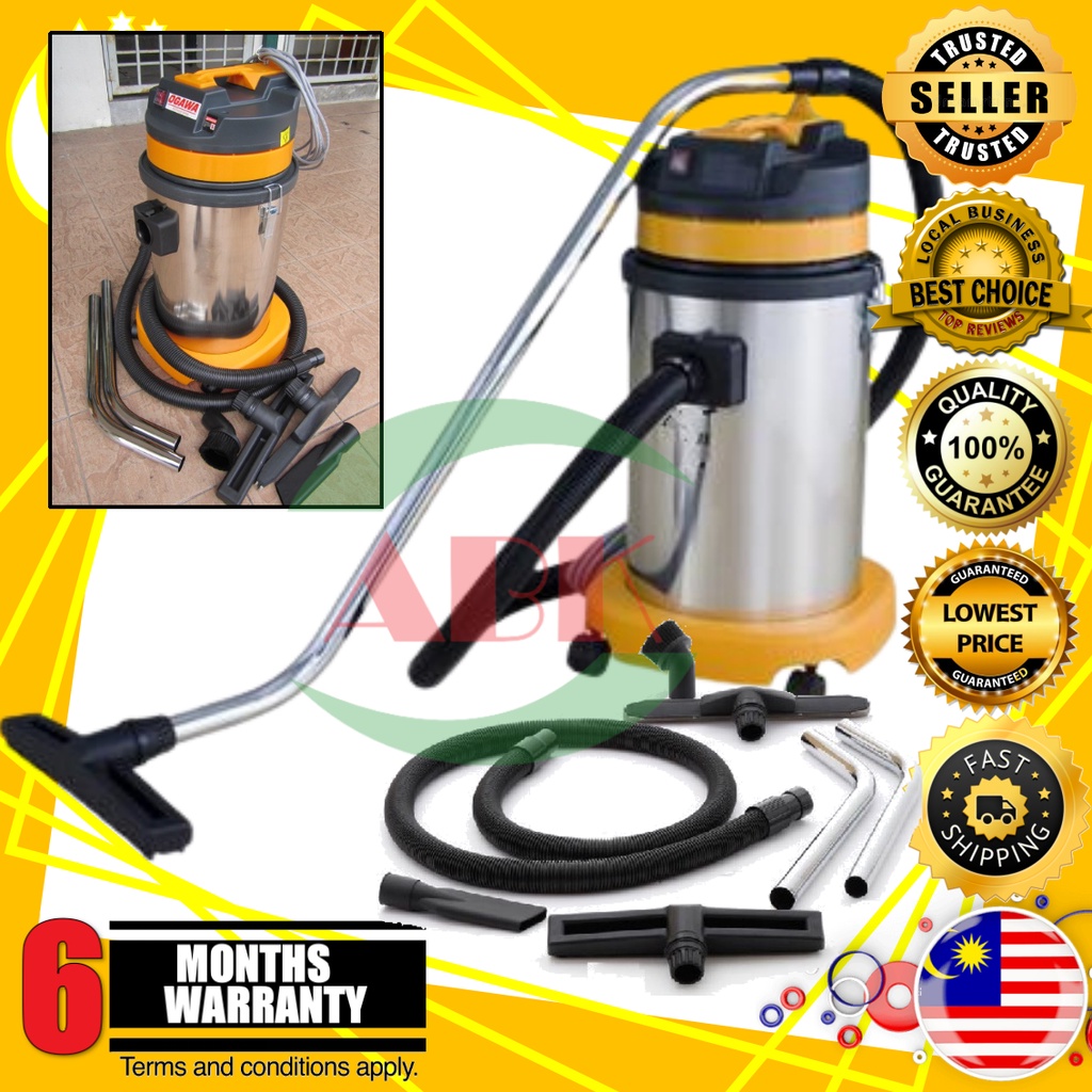 OGAWA INDUSTRIAL WET & DRY VACUUM CLEANER BF575 30L (1200WATT) | Shopee ...