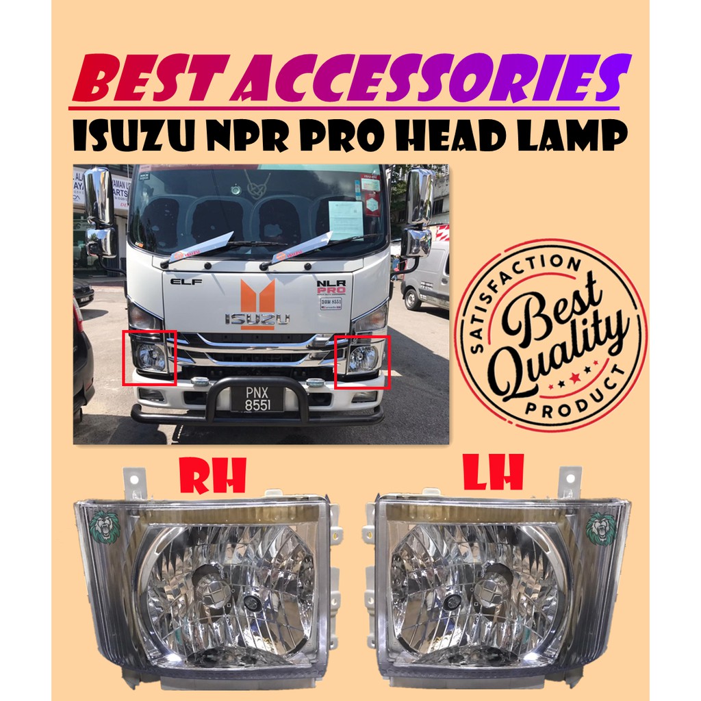 ISUZU NPR/NLR PRO HEAD LAMP HIGH QUALITIES | Shopee Malaysia