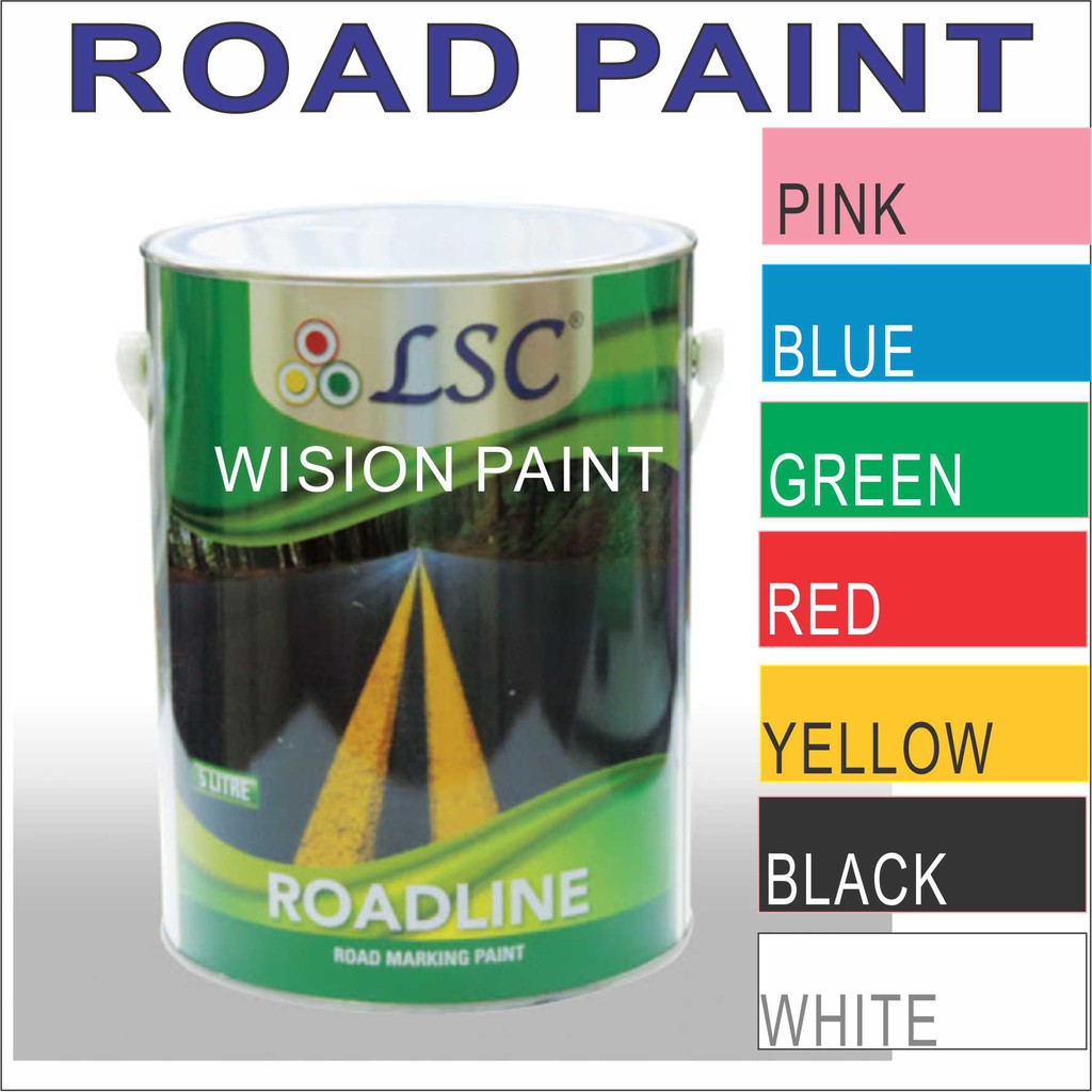 LSC Roadline Paint 5L for Road Marking (Cat Jalan) | Shopee Malaysia