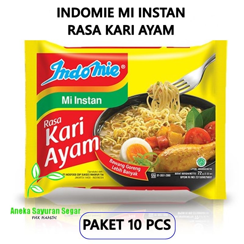Egy Package; Package Of 10 Pcs Asha 93; - Indomie Kari Chicken ...