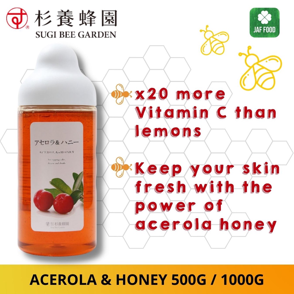 SUGI BEE GARDEN Fruit Juice Infused Honey - Acerola & Honey 500g ...
