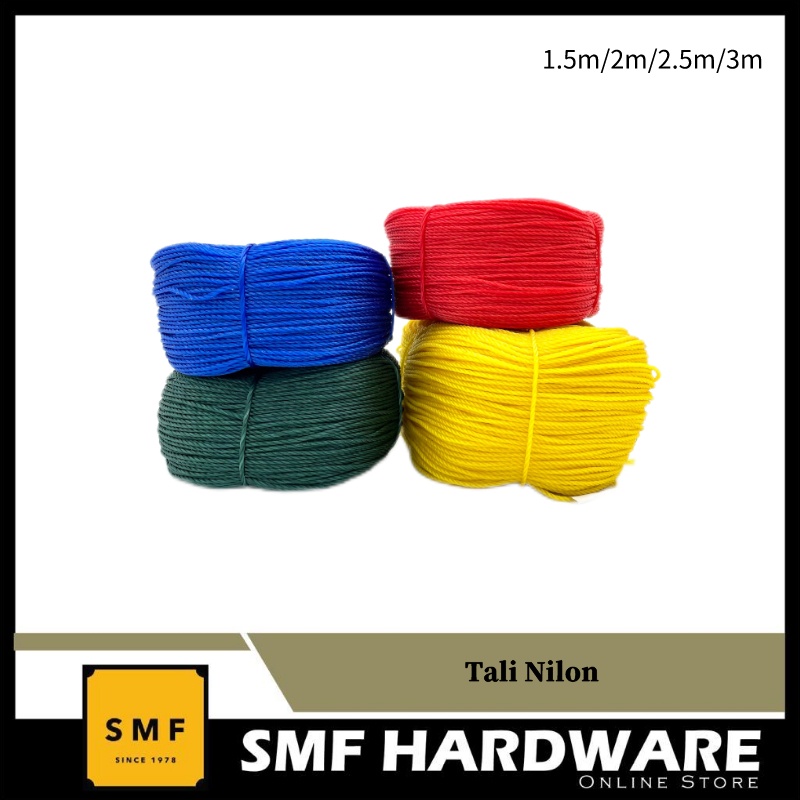 Polyethylene Nylon Rope (1.5m/2m/2.5m/3m) | Shopee Malaysia