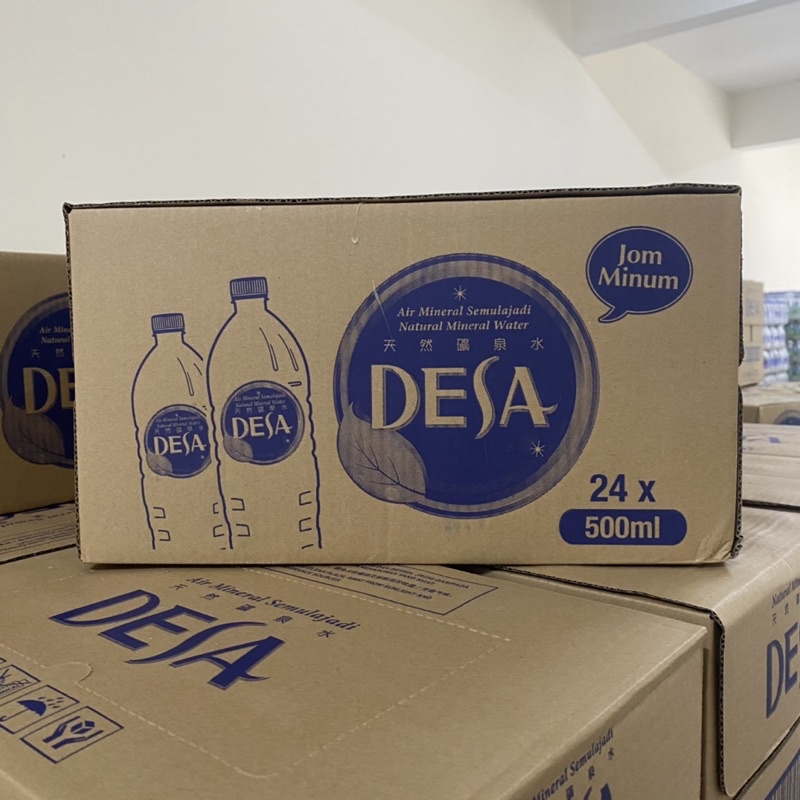 DESA Mineral Water 500ml x 24 botol | Shopee Malaysia
