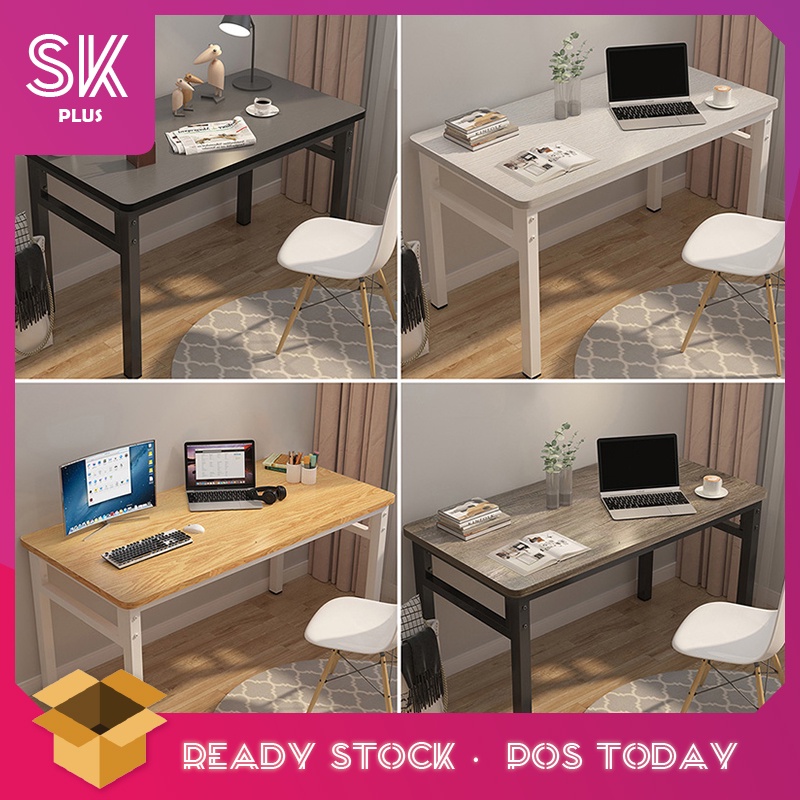 SKplus 100cm Computer Table Minimalist Design Large Ergonomic Student ...