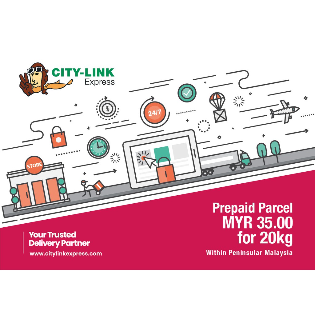 City-Link Express Prepaid Parcel Destination Within Peninsular Malaysia ...