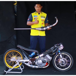 Exhaust Paip for Drag 125 Rxz Racing Exhaust Paip Drag Paip On by Meran ...