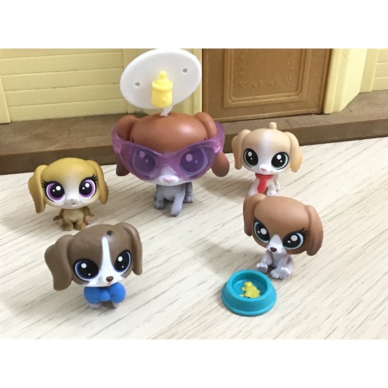 TOYSFORKIDS- AUTHENTIC HASBRO Littlest Pet Shop Beagle Family Set ...