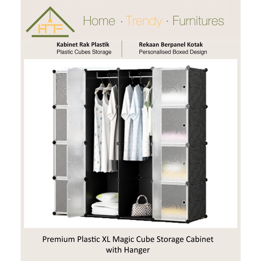 Home Trendy DIY Magic Wardrobe Cabinet Cube Rack Clothes Storage ...