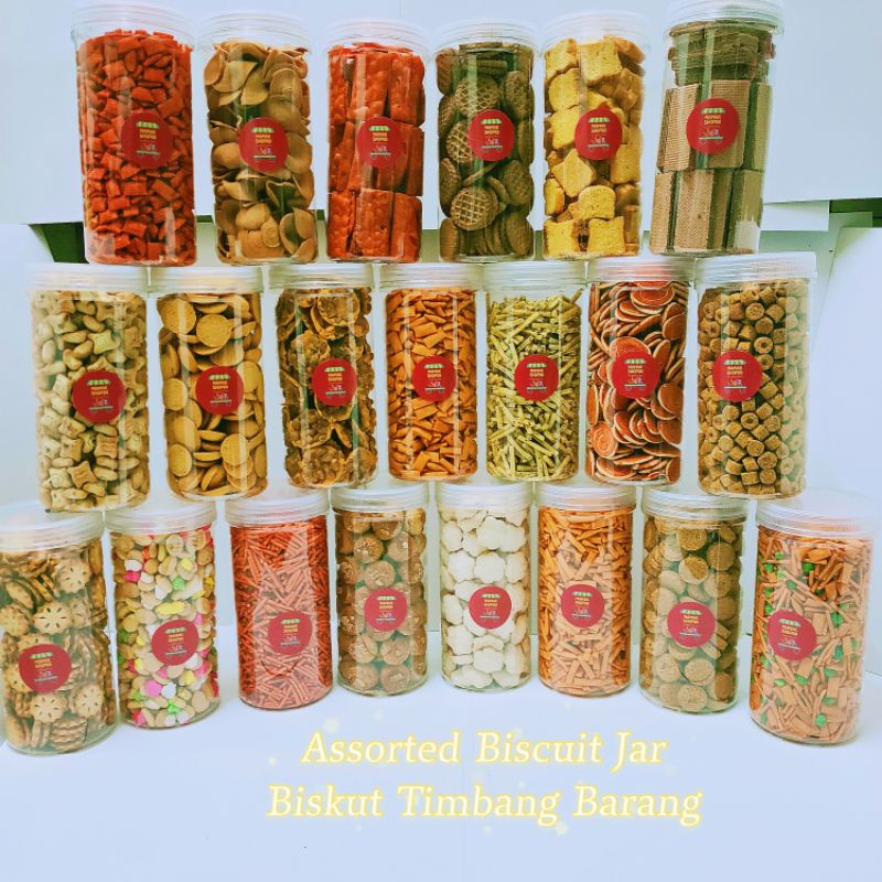 Biskut Timbang Balang / Assorted Biscuits Jar (READY STOCK!!!) | Shopee ...