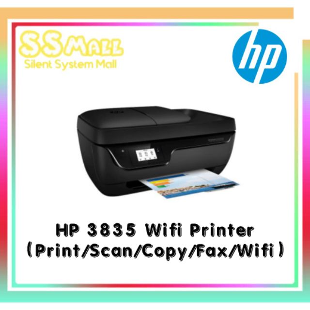 HP Printer 3835 All In 1 ( Print , Scan , Copy , Fax, WiFi) | Shopee ...