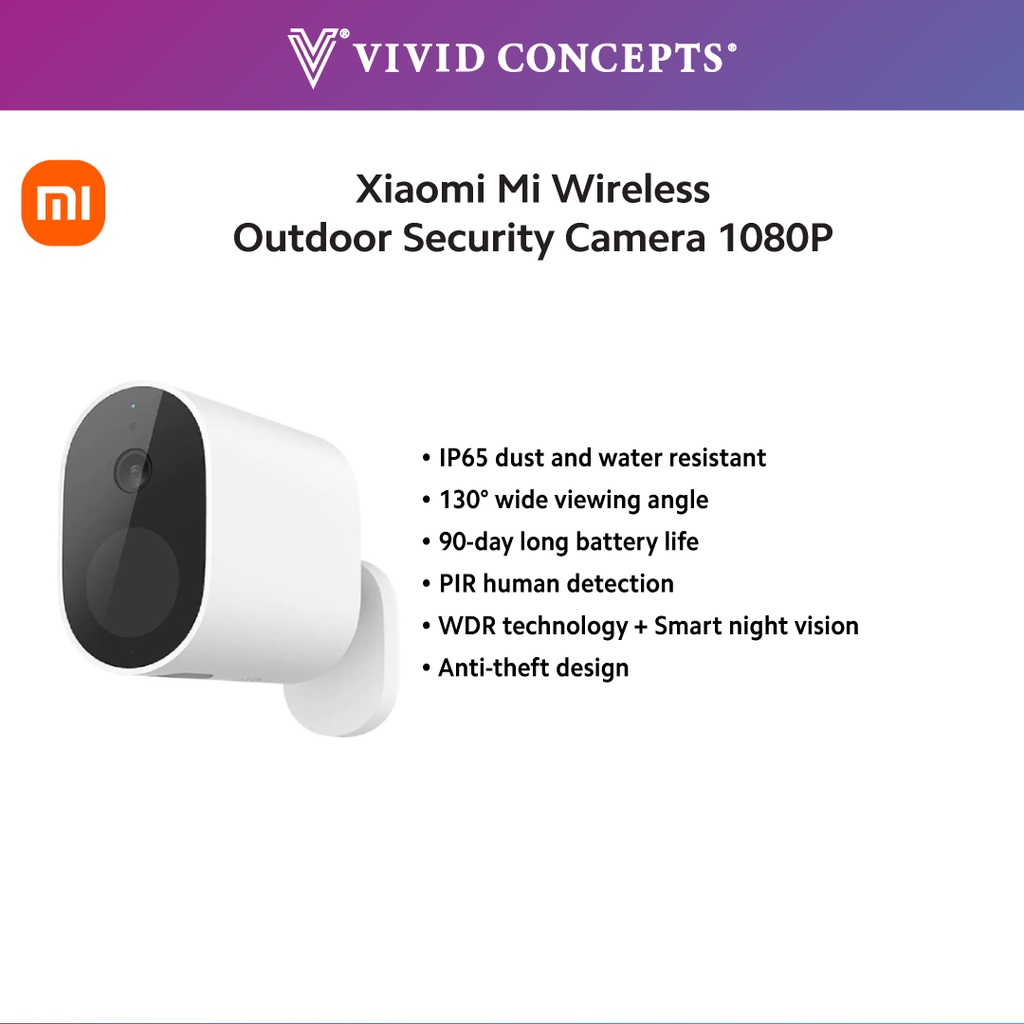 Xiaomi Mi Wireless Outdoor Security Camera 1080P | Shopee Malaysia Xiaomi Mi Wireless Outdoor Security Camera 1080P | Shopee Malaysia