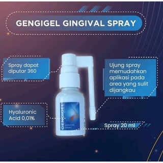 GENGIGEL Gingival Spray 20ml w Hyaluronic (Exp 06/2024) Mouth & Gum ...