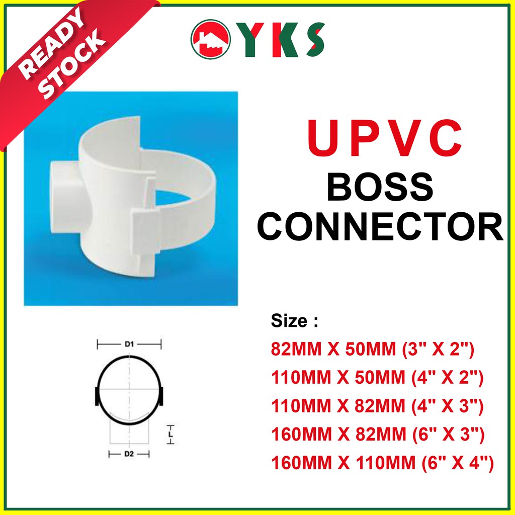 UPVC BOSS CONNECTOR - Pipe & Fittings System | Shopee Malaysia