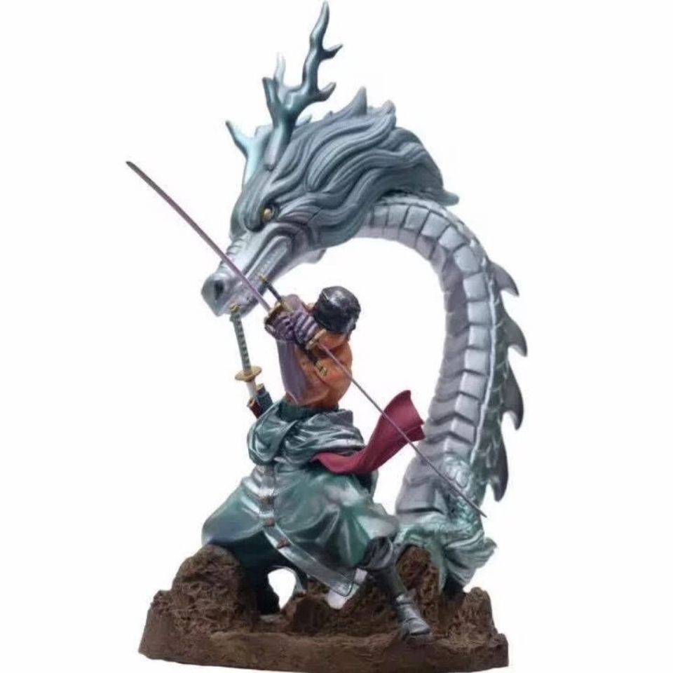 One Piece GK Nono Roa Sauron Qinglong Three Knife Flow Statue Model ...