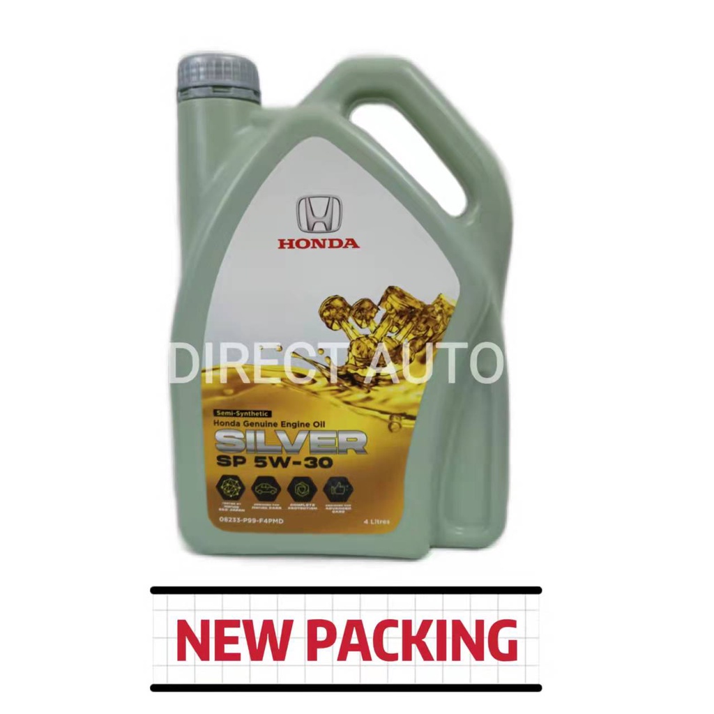 NEW PACKING HONDA SEMI-SYNTHETIC 5W30 ENGINE OIL 4L | Shopee Malaysia