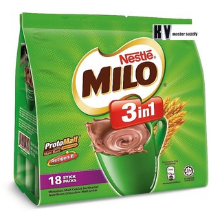 Nestle Milo 3 in 1 (18 x 33g) Soft Pack | Shopee Malaysia