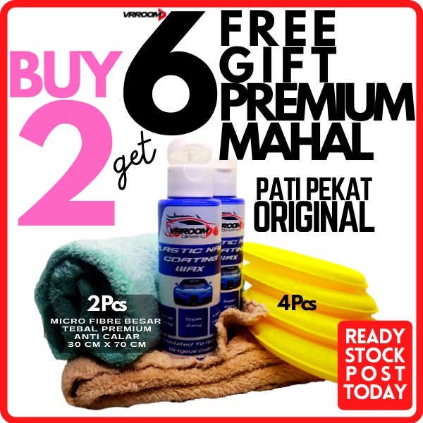 [BELI 2 FREE 6]PATI PEKAT Pengilat Plastic Nano Coating Wax Restore ...