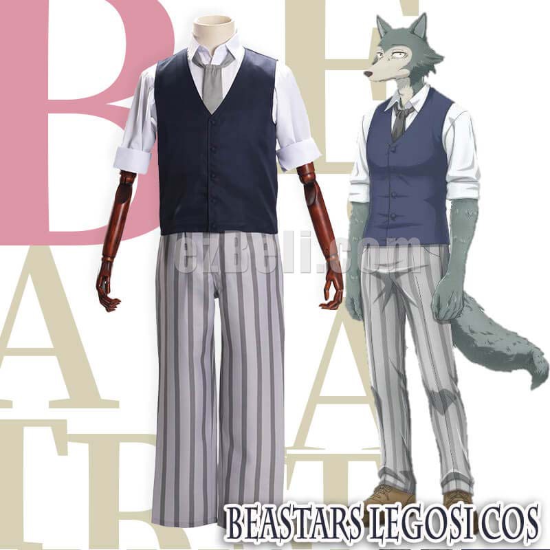 Anime Beastars Legosi Regoshi Gray Wolf Cosplay Costume | Shopee Malaysia