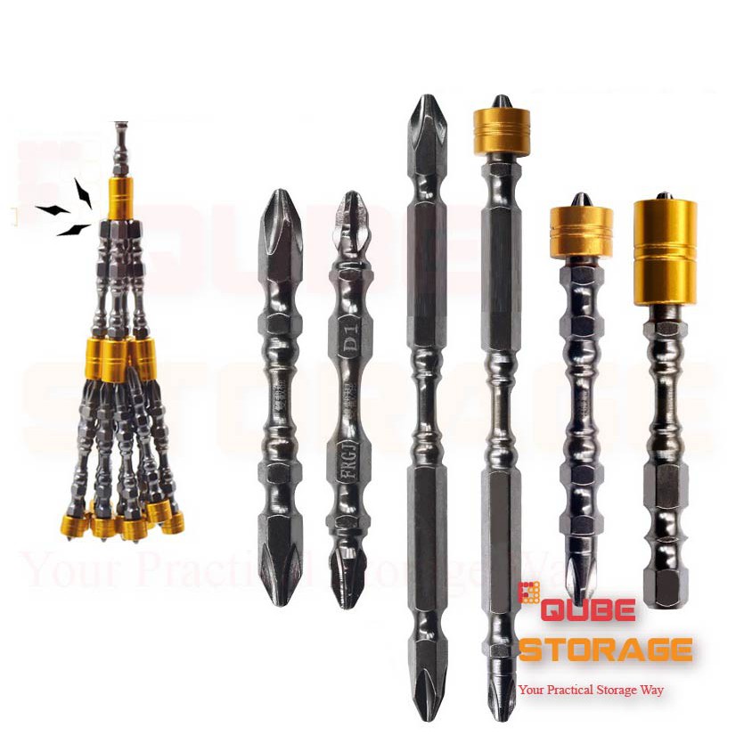 D1 High Grade Screw Drill Bit Set 65mm 110mm with Super Strong Magnetic ...