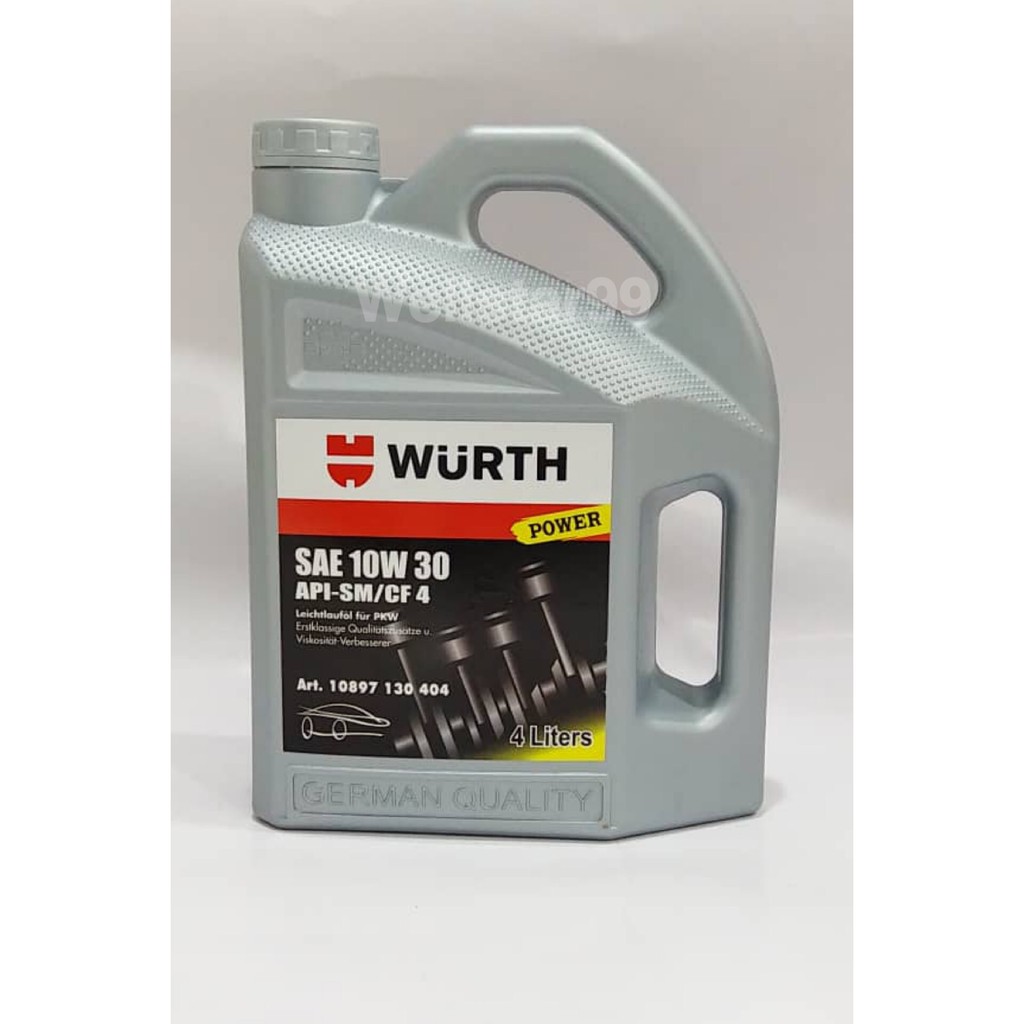 Wurth Triathlon Power 10w30 Mineral 4L Engine Oil | Shopee Malaysia