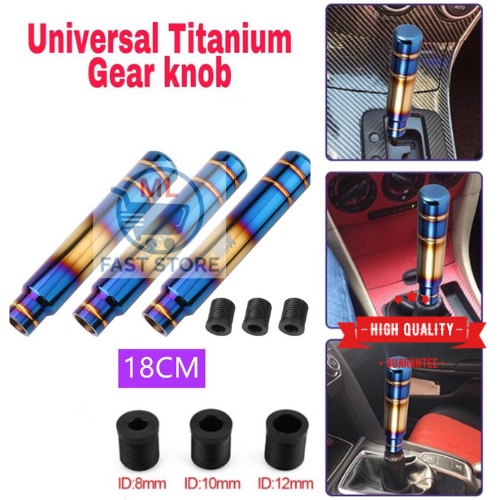 Universal Bride/NOS Burnt Blue Aluminum Gear Shift Knob Shifter Lever ...