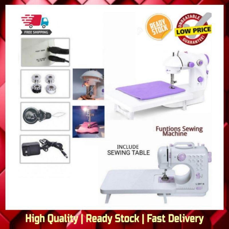 desktop mini sewing machine electric portable | mesin jahit mudah alih ...