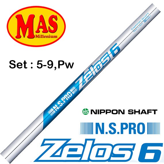 Nippon N.S.PRO Zelos 6 Golf Shaft Set 5-Pw | Shopee Malaysia