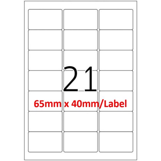 A4 Size Pre Cut White Printing Sticker Label White Label Address Label ...