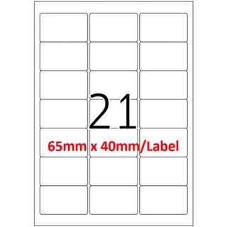 A4 Size Pre Cut White Printing Sticker Label White Label Address Label ...
