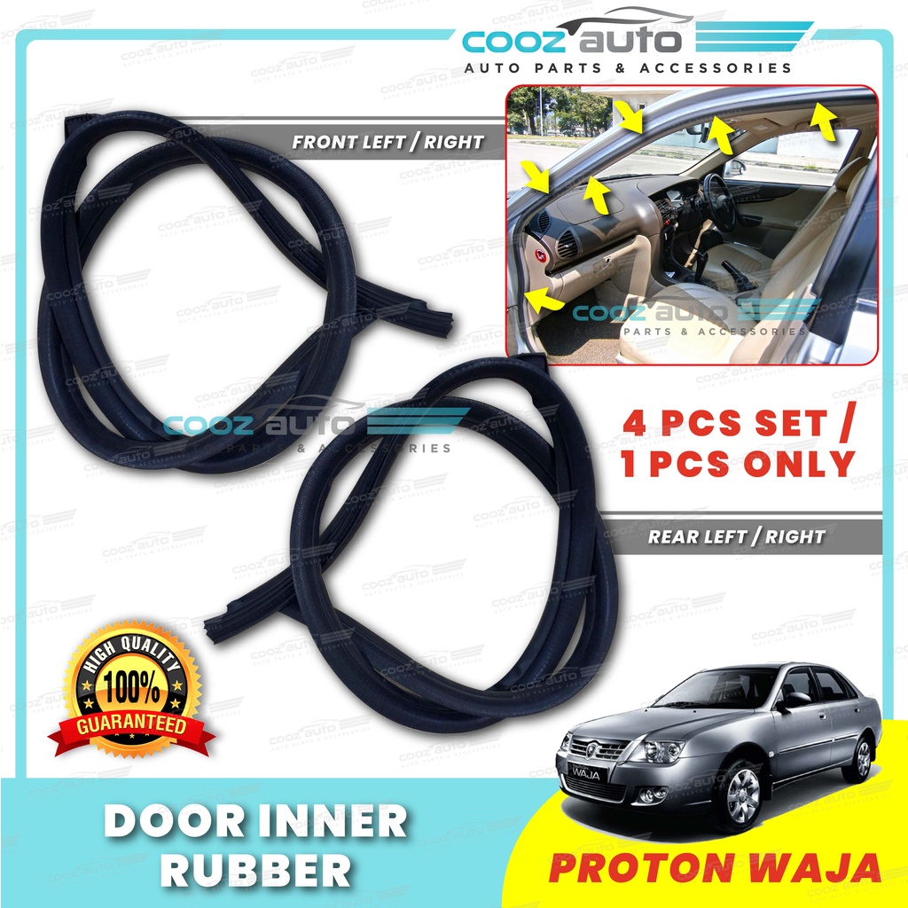 Proton Waja Door Inner Rubber Door Rubber Weatherstrip Body Rubber ...