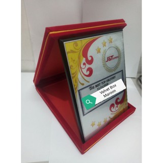 VELVET BOX WOOD/PLAK BALDU/PLAK KAYU(HARI ANUGERAH/CENDERAHATI ...