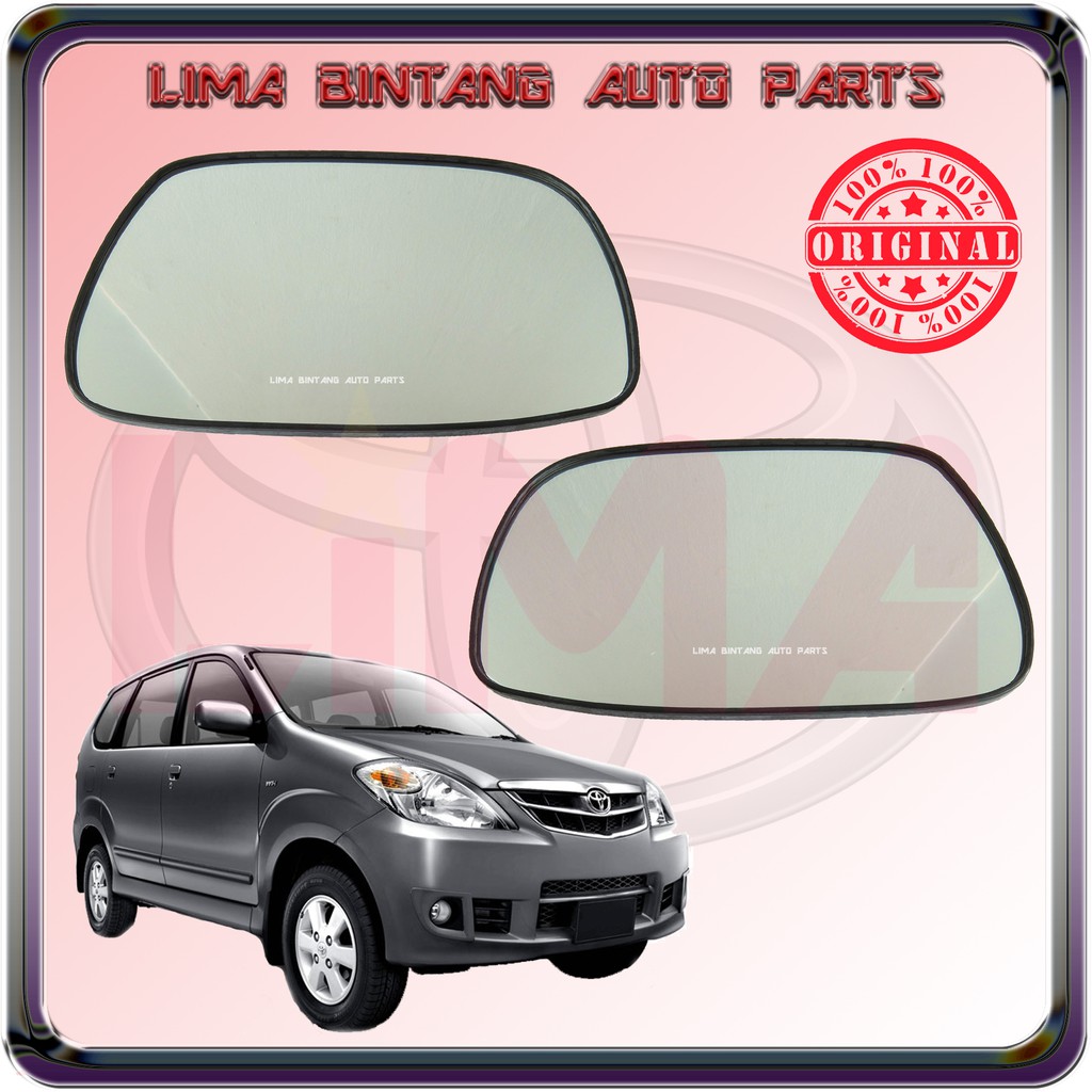Toyota Avanza F601 , F602 , 1.3 1.5 Side Mirror Glass Cermin Kaca Sisi ...