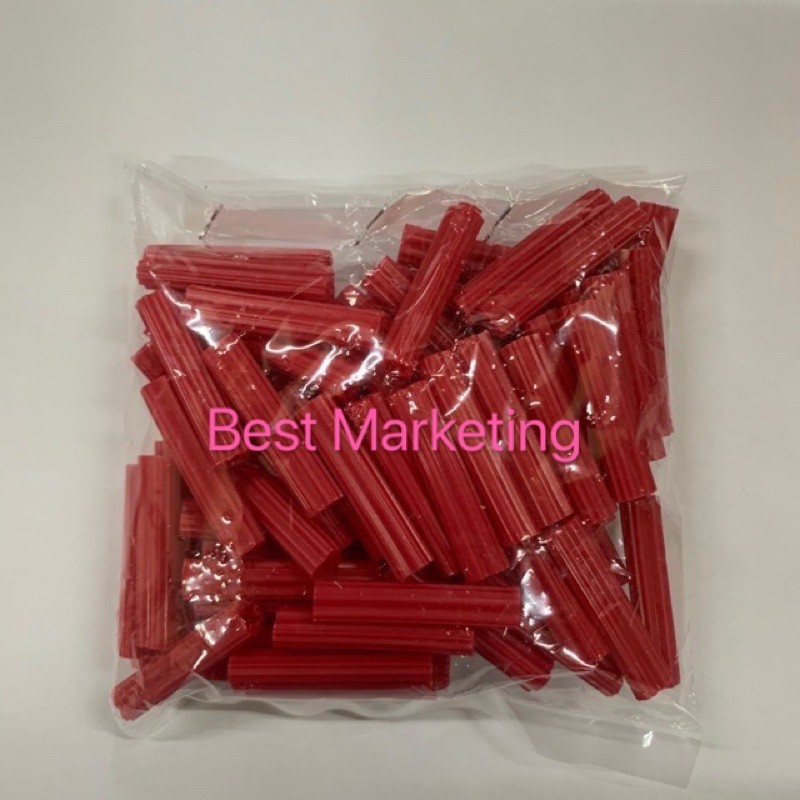 PVC Wall Plug Red 6MM X 90Pcs (1 Pack) | Shopee Malaysia