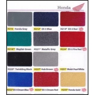 Honda Motorcycle Paint Color Codes | Reviewmotors.co