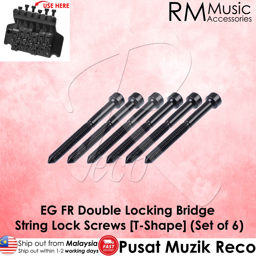 RM Electric Guitar Floyd Rose Double Locking Bridge String Lock Screws ...