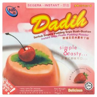 NBI Dadih Instant Soya Fruits Pudding Powder - Strawberry (90g ...
