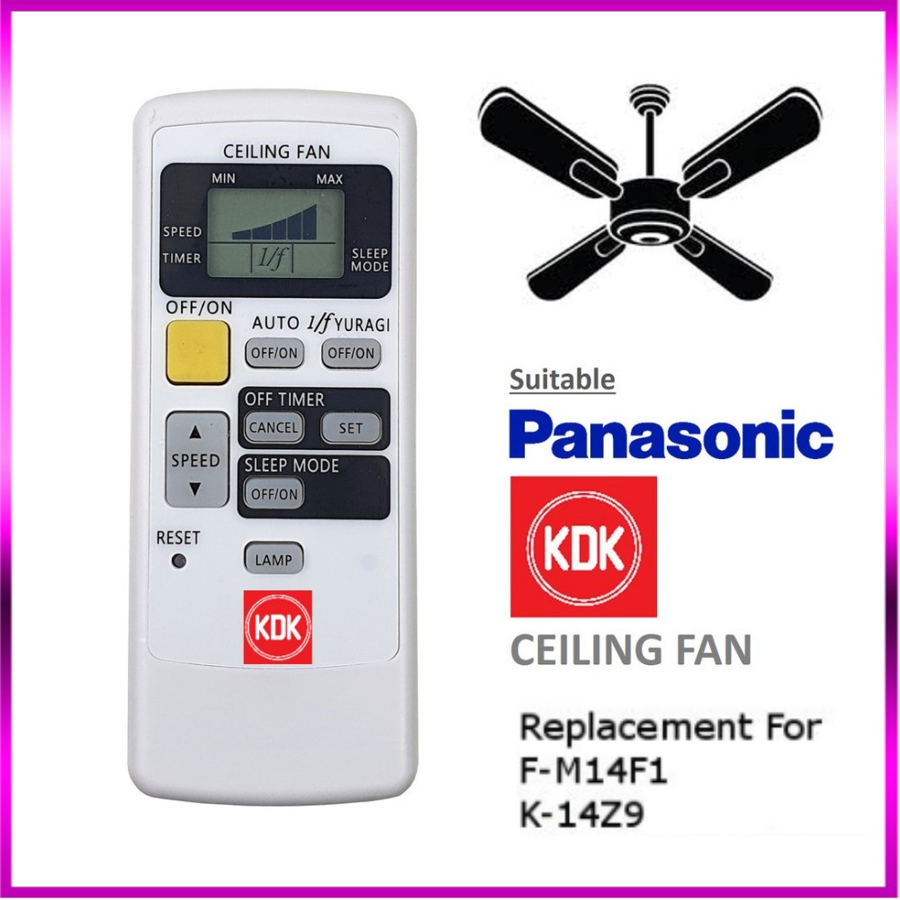 OEM KDK CEILING REMOTE CONTROL REPLACEMENT FOR V56VK K15Z9 K14Z9/F ...