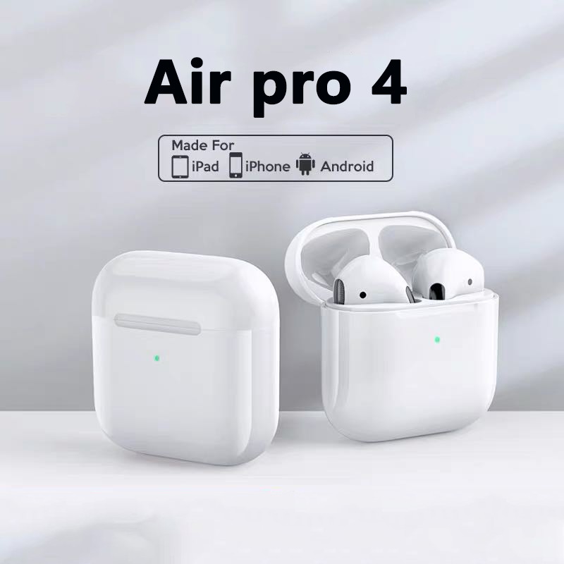 Pro 4 Wireless Bluetooth Earphone TWS Headphones HiFi Music Earbuds ...