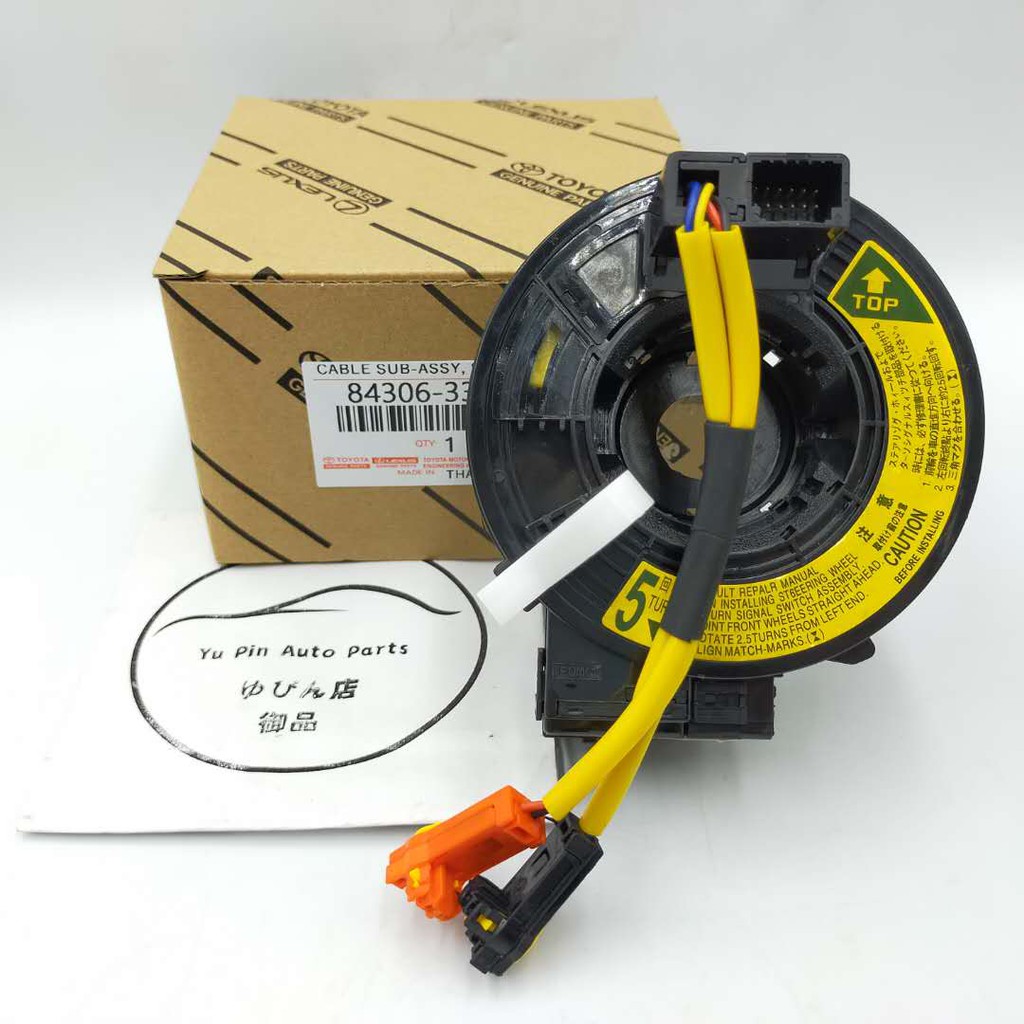 Original Toyota Camry 2.4 ACV30 ACV31 ACV35 Clock Spring (84306-33080 ...