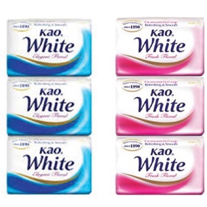 Kao White Soap Elegant Floral / Fresh Floral ( 85g x 3 ) | Shopee Malaysia
