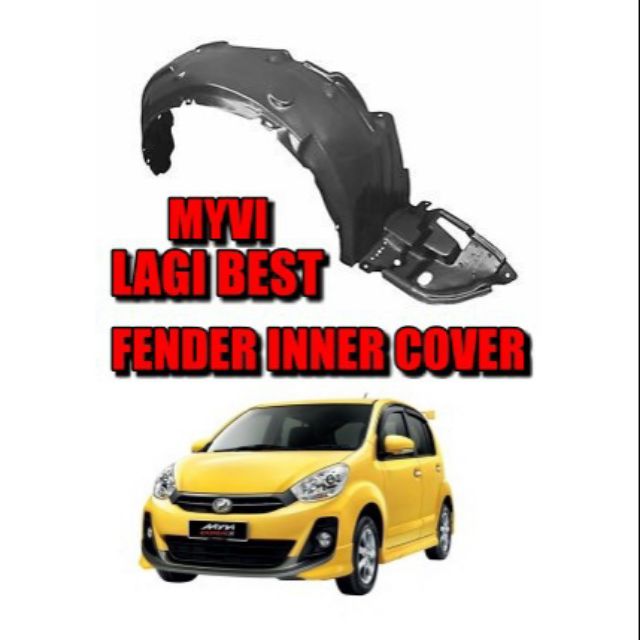 PERODUA MYVI LAGI BEST FENDER INNER COVER (DAUN PISANG) | Shopee Malaysia