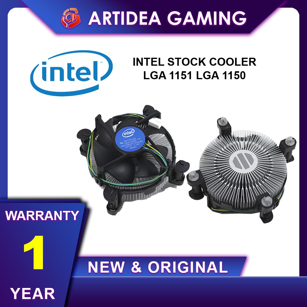 ^ INTEL CPU COOLER HEATSINK FAN (WITH THERMAL PASTE) | Shopee Malaysia