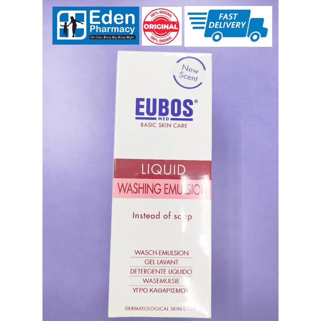 Eubos liquid washing emulsion RED ( 400ml + 400ml ) | Shopee Malaysia