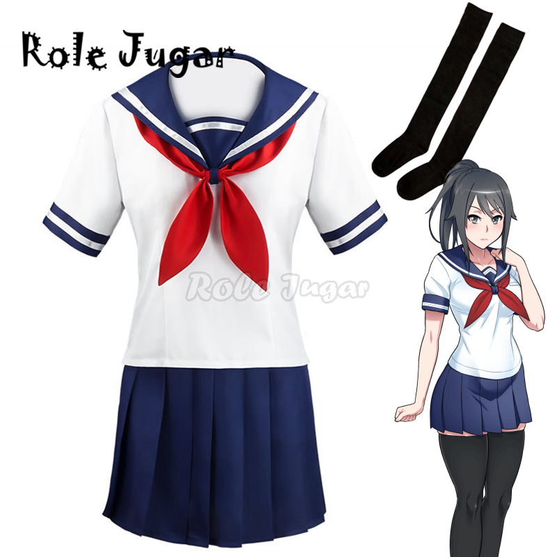 New Arrival Ayano Aishi Cosplay Game Yandere Simulator Uniform ...