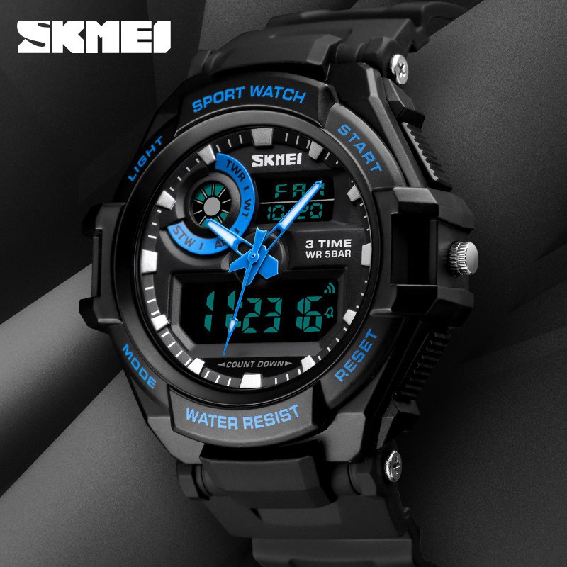 SKMEI Men's Luxury Brand Digital Watch Sports Watch Military Timing Men ...