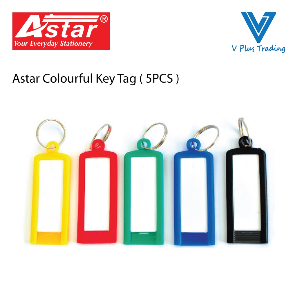Astar Colourful Key Tag B-14 ( 5PCS ) | Shopee Malaysia
