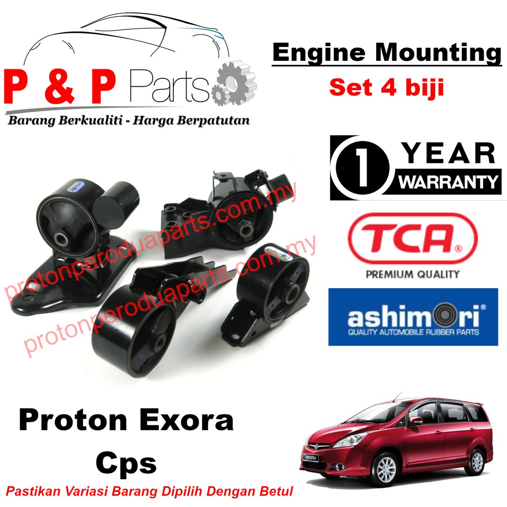 Engine Mounting - 4pcs Set - Proton Exora CPS - 1 Year Warranty ...
